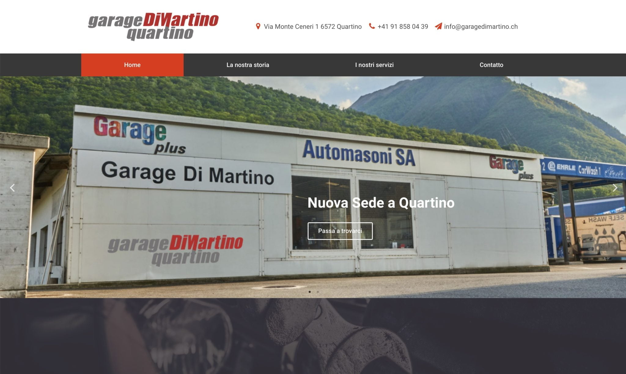 Nuovo Sito Internet per Garage di Martino | ticinoWEB | Web Design & More | Gestionali, Software ...