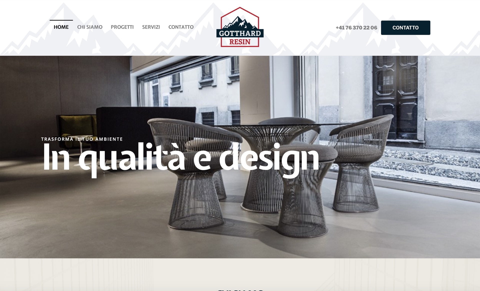 Sito Internet: Gotthard Resin di Giornico | ticinoWEB | Web Design & More | Gestionali, Software ...