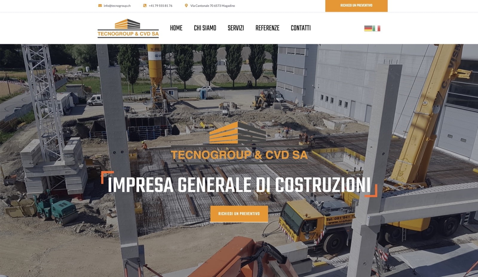 Tecnogroup & CVD di Magadino now online! | ticinoWEB | Web Design & More | Gestionali, Software ...