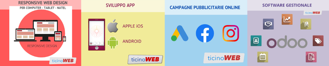 I servizi di ticinoWEB in un video | ticinoWEB | Web Design & More | Gestionali, Software, Odoo ...