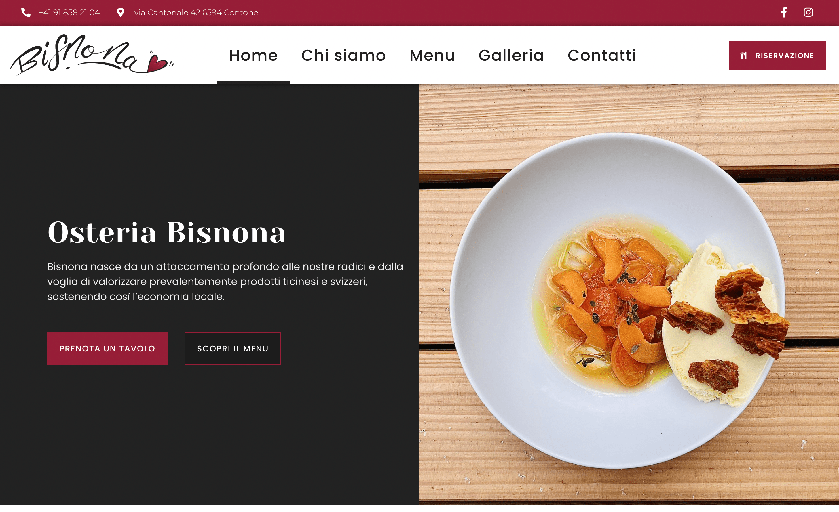L'arte si incontra con la cucina all'Osteria Bisnona | ticinoWEB | Web Design & More ...