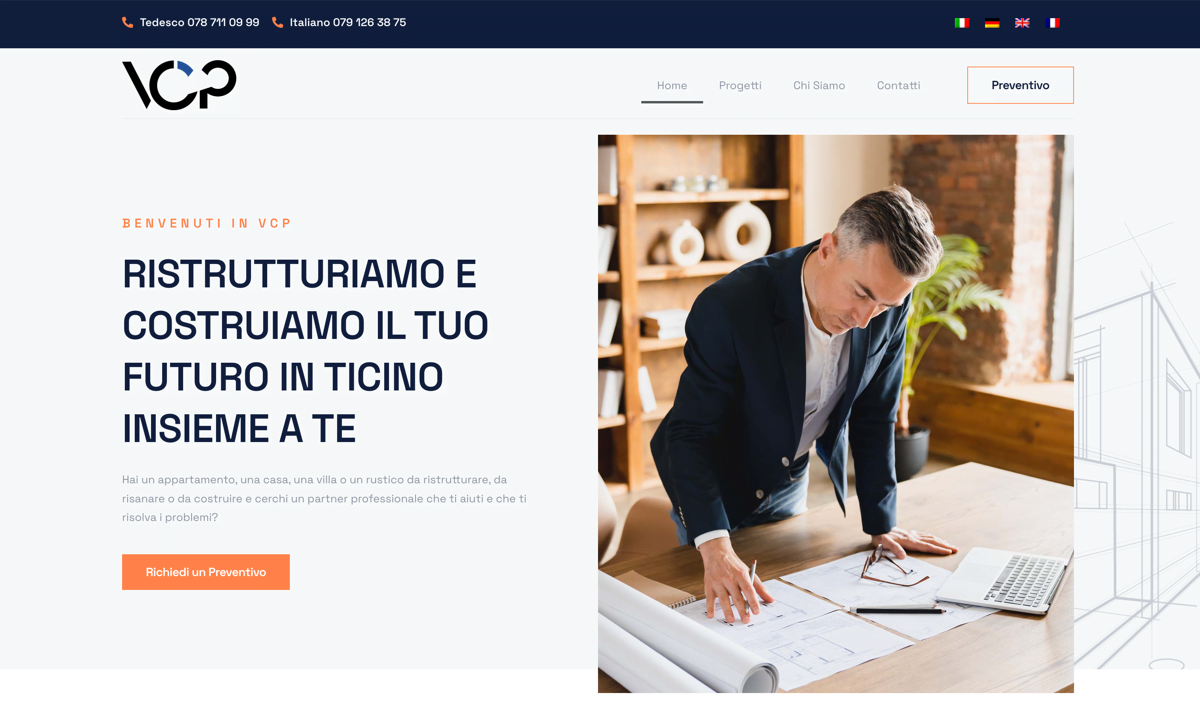 VCP Sagl, Oltre 600 Cantieri Ultimati | ticinoWEB | Web Design & More | Gestionali, Software ...