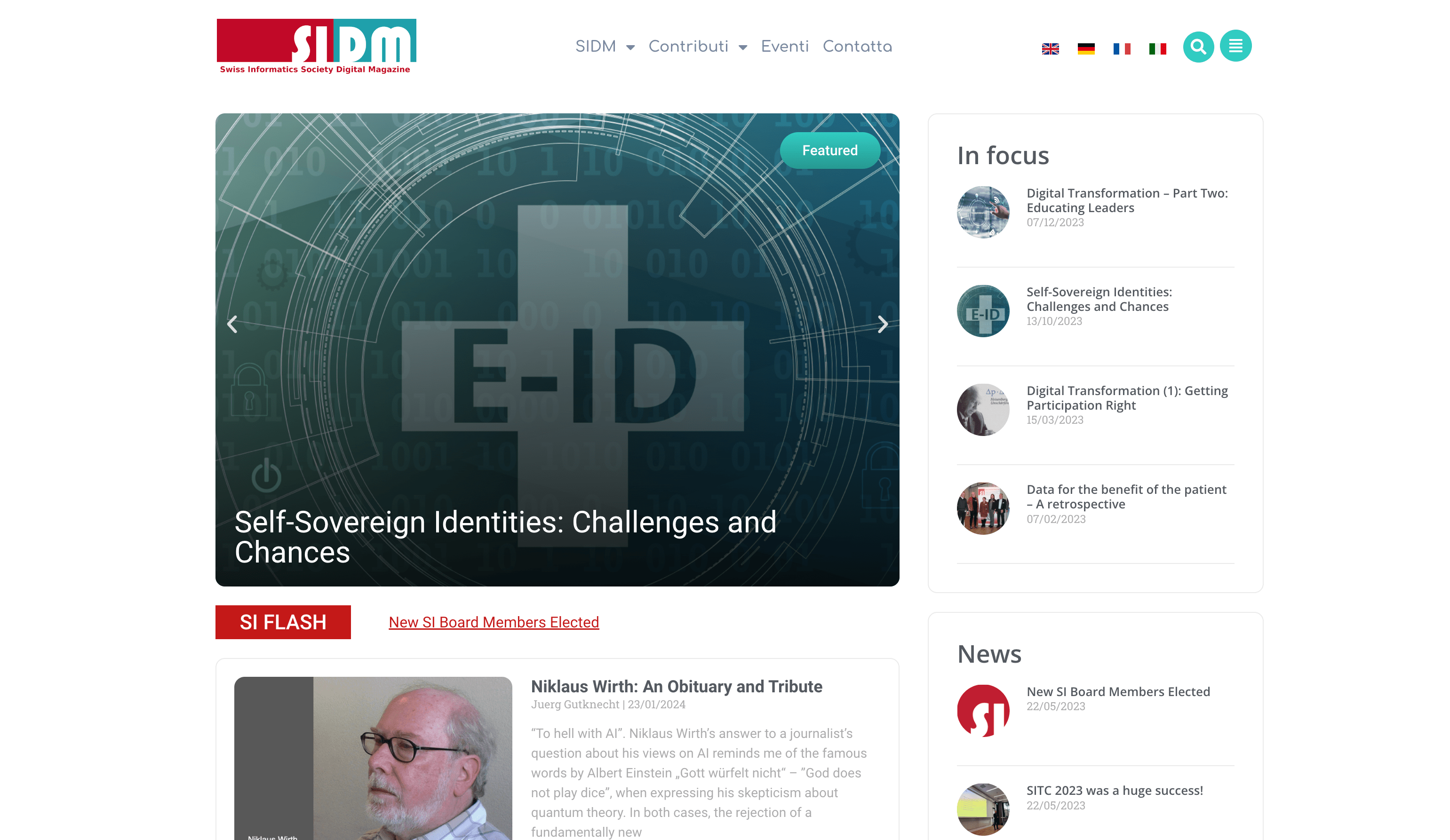 Nuovo sito web per Swiss Informatics by ticinoWEB | ticinoWEB | Web Design & More | Gestionali ...