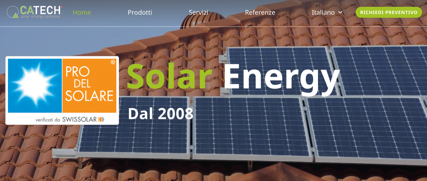 Novità nel panorama dei pannelli solari in Ticino: catech.ch ...