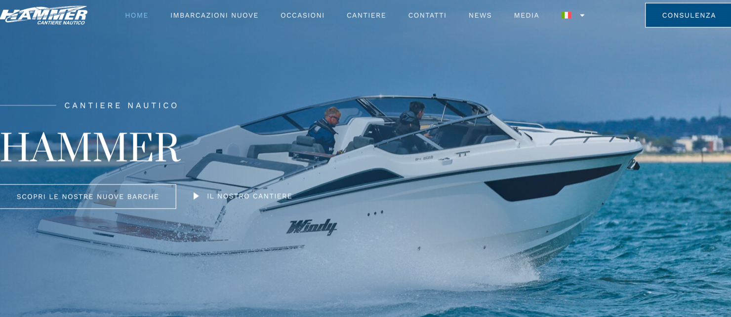 Naviga l'Estate con il Nuovo Sito di Hammer | ticinoWEB | Web Design & More | Gestionali ...
