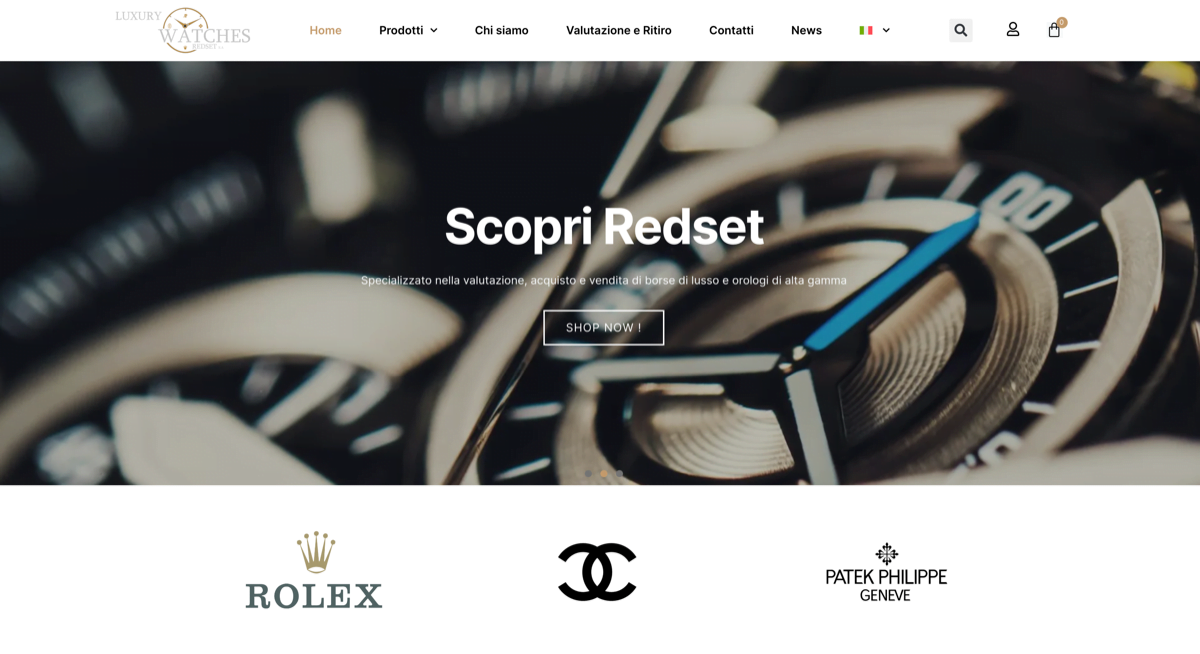 Scopri il Lusso Sostenibile sul Sito di Redset Luxury Watches | ticinoWEB | Web Design & More ...