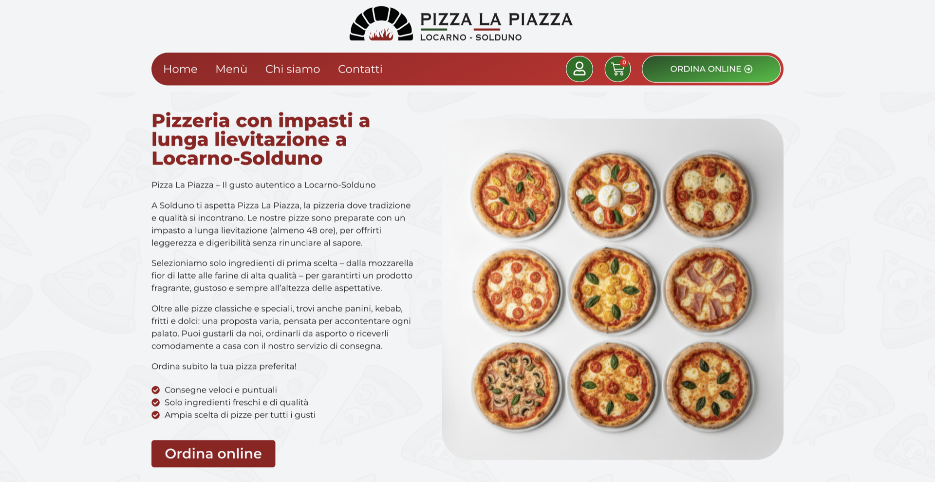 Pizza La Piazza Locarno – Nuovo sito online | Ordina take-away e ...